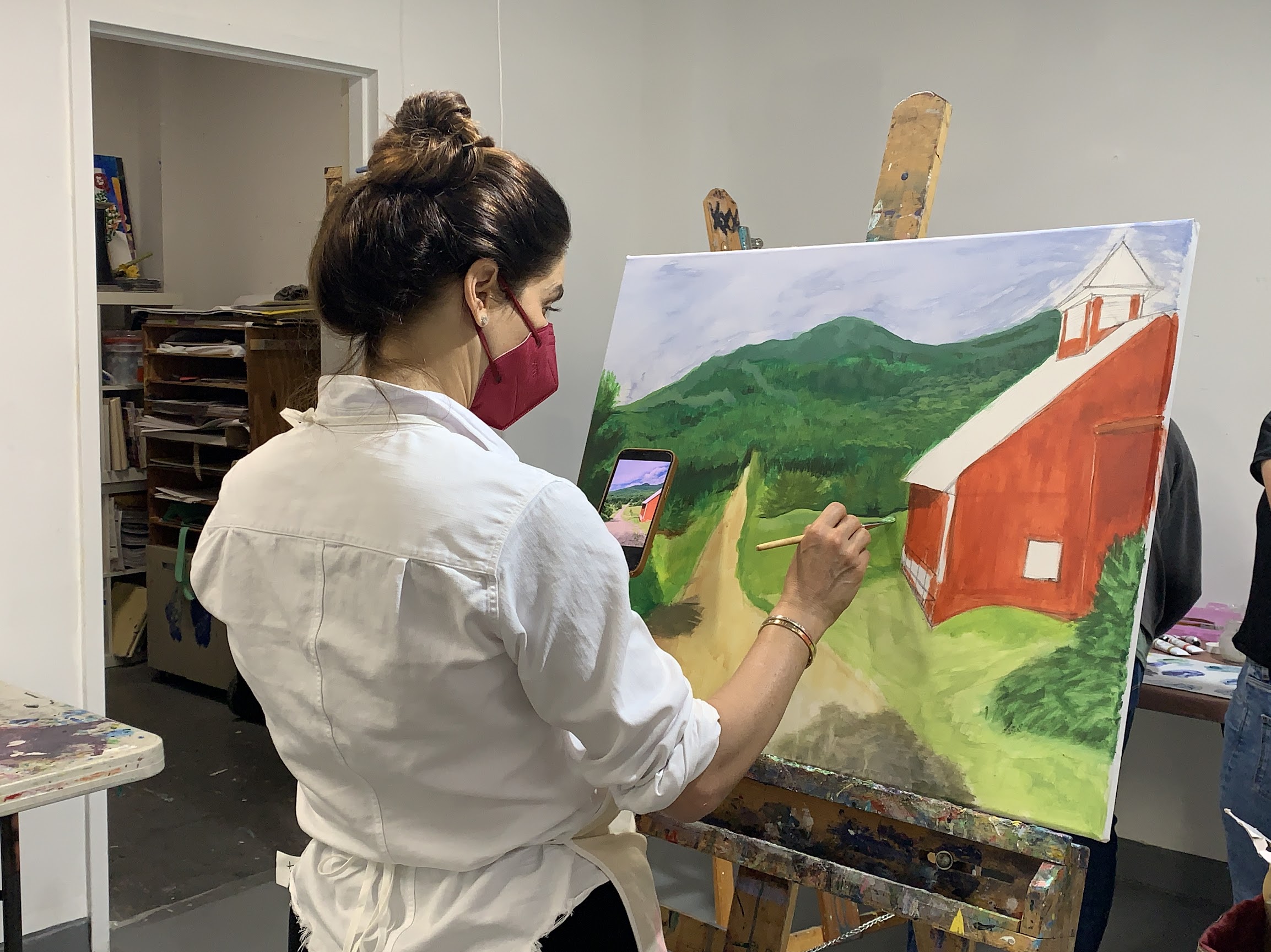 In-Studio Painting With Raul - Oolite Arts
