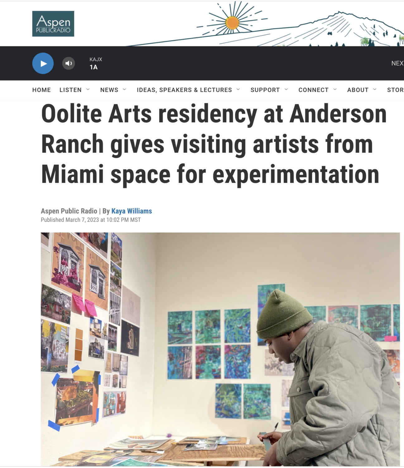 Oolite Arts residency at Anderson Ranch gives visiting artists from Miami space for ...